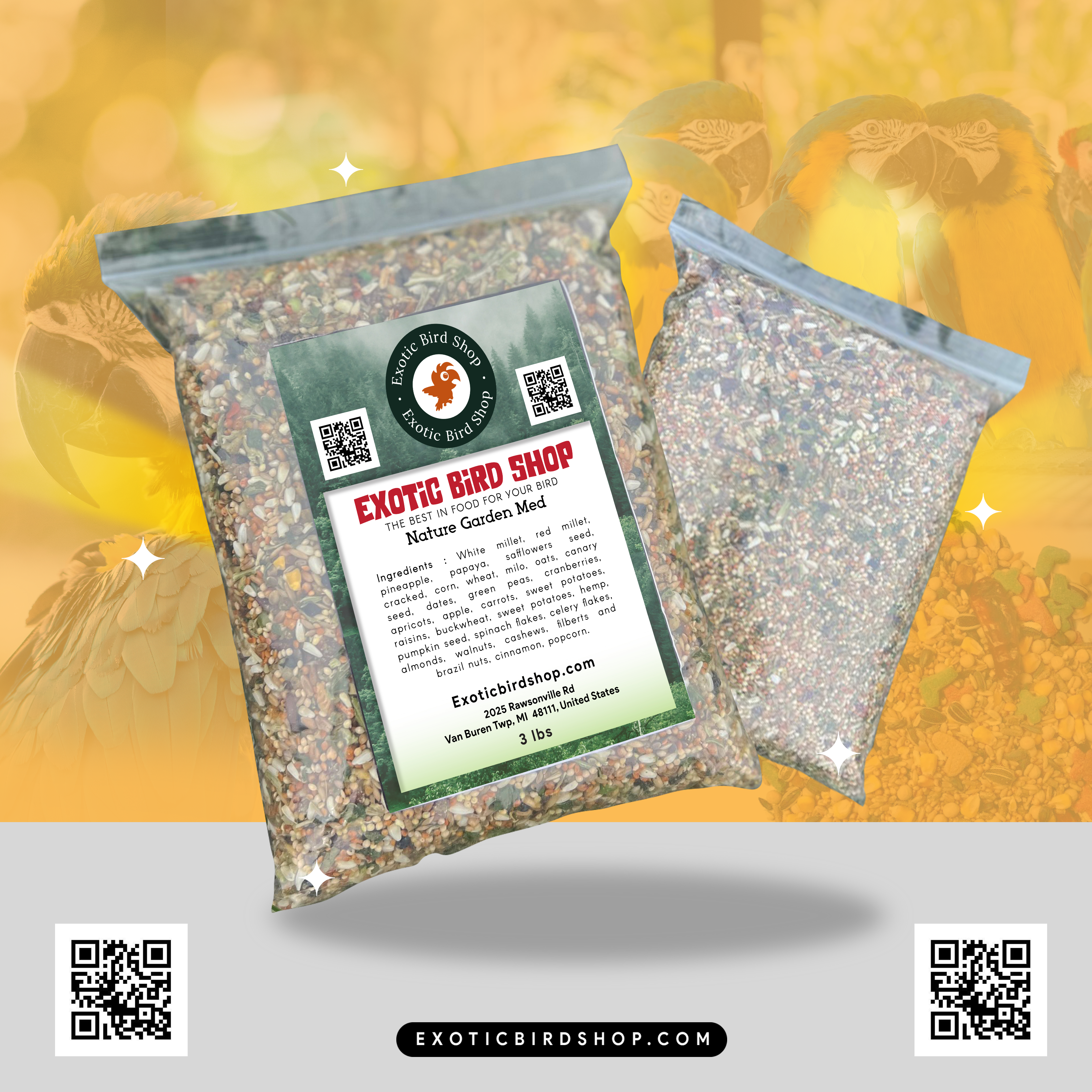 Natures Garden Medium – Exotic Bird Shop